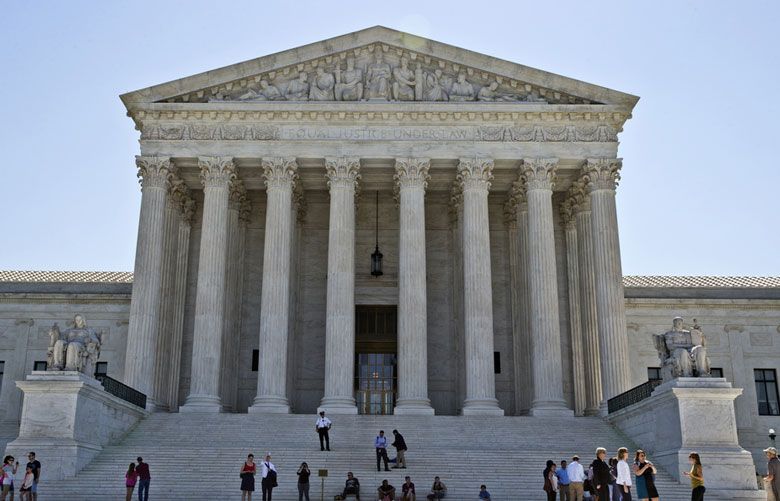 Trump’s presidential bid hangs in the balance in a Supreme Court case ...