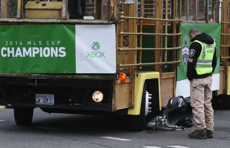 Seattle cop injured during Sounders celebration remains at Harborview ...