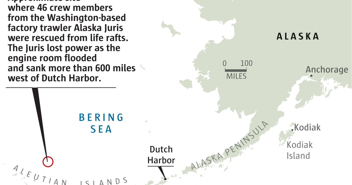 Crewman tells of harrowing escape from sinking Alaska Juris | The ...