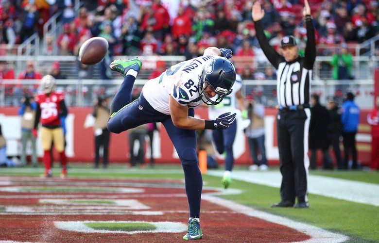 Watch: Luke Willson’s TD catch get Seahawks back in the game vs. 49ers ...