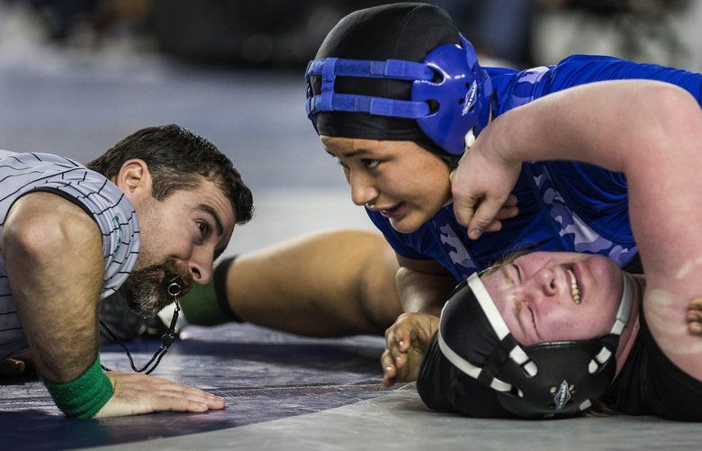 Taking it to the mat: Images from Washington’s state wrestling ...