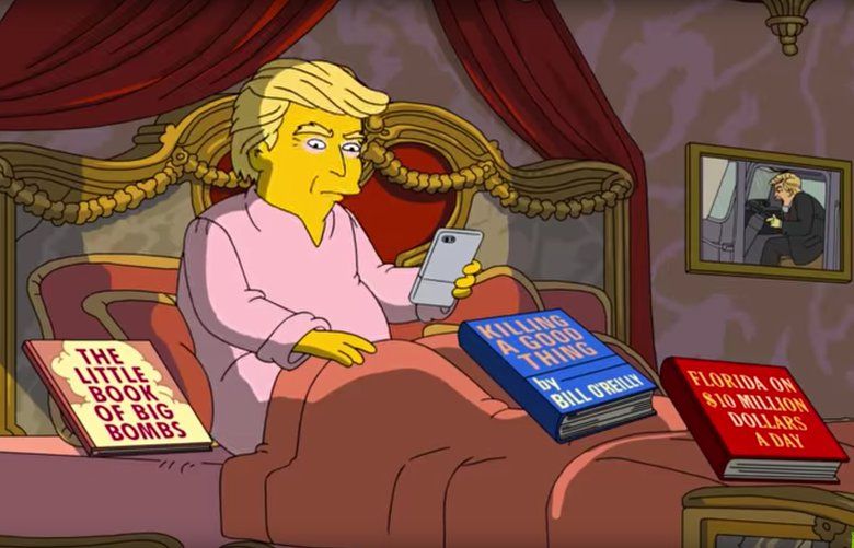 ‘The Simpsons’ troll President Trump about his first 100 days in the ...