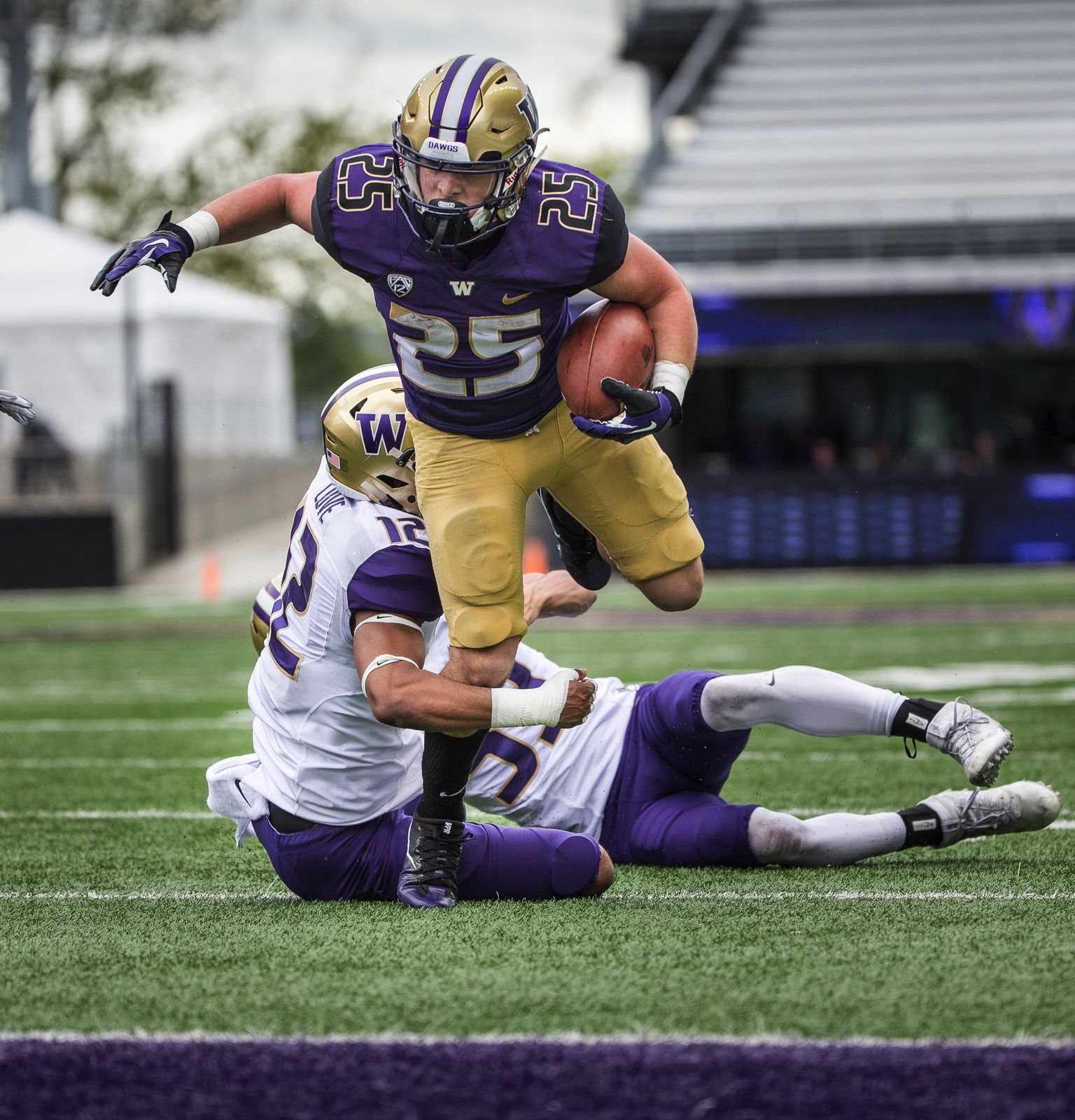 Jake Browning, Sean McGrew lead Purple team to victory at UW spring ...