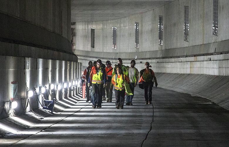 Inside the Highway 99 tunnel: Bertha’s done digging, but the roadway ...
