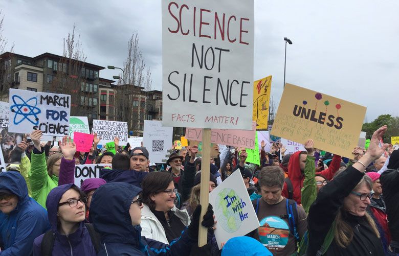 Seattle’s March for Science draws thousands on Earth Day — including a ...