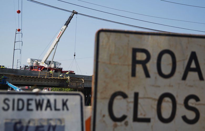 Collapsed interstate bridge in Georgia to open next week | The Seattle ...