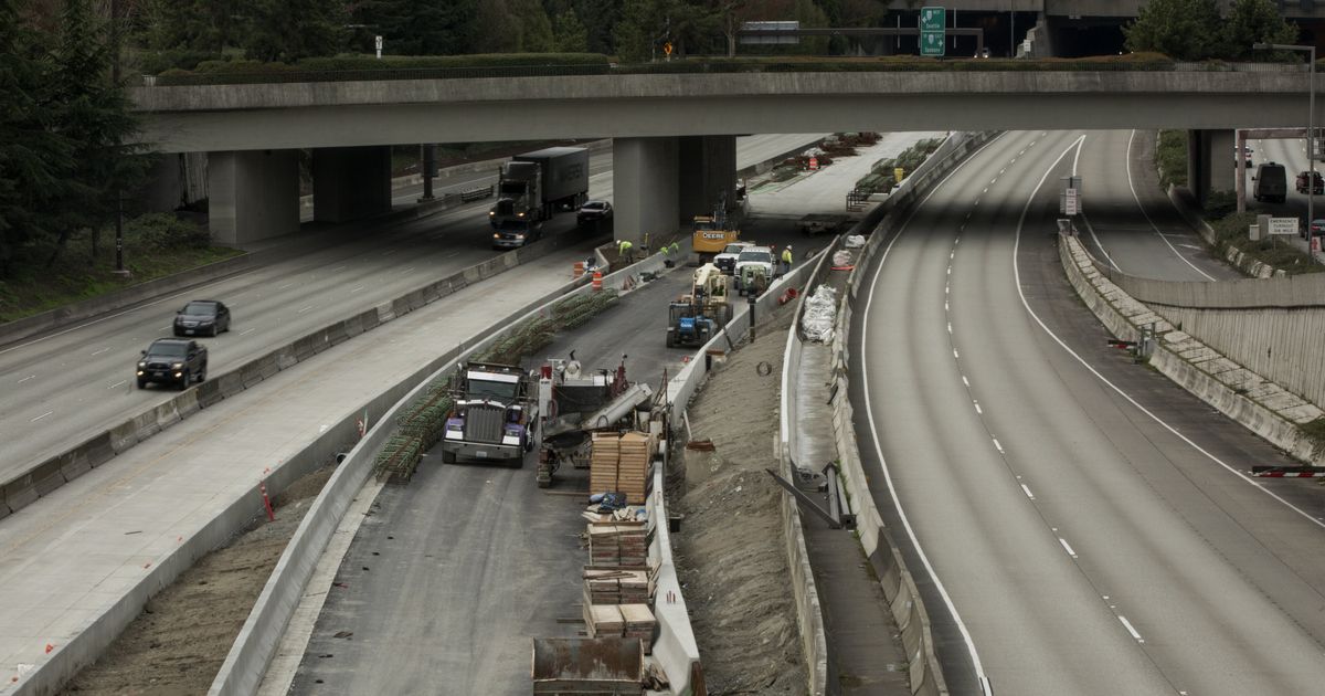 Dry weather means more lane closures on I-90 this weekend | The Seattle ...