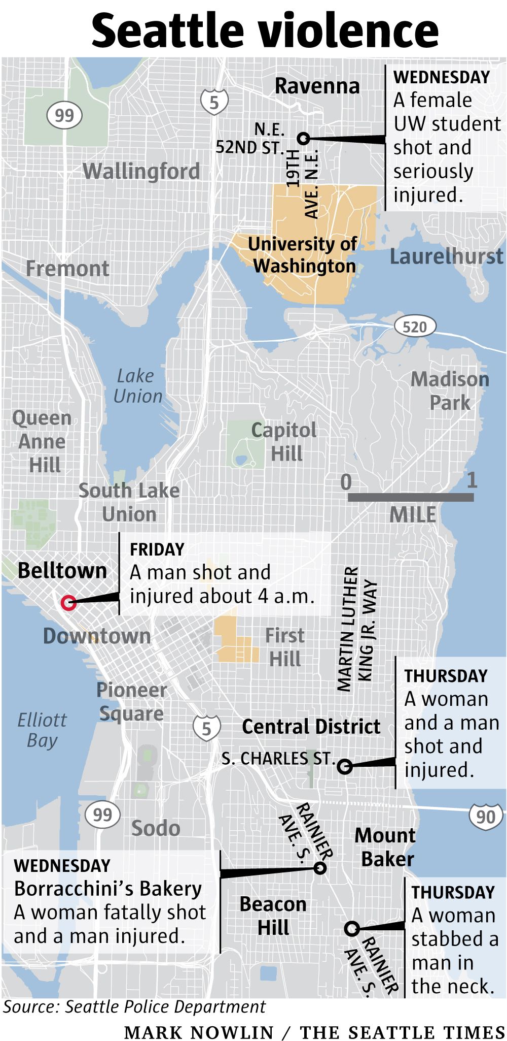 Man shot in Seattle’s Belltown after fight outside nightclub, police ...