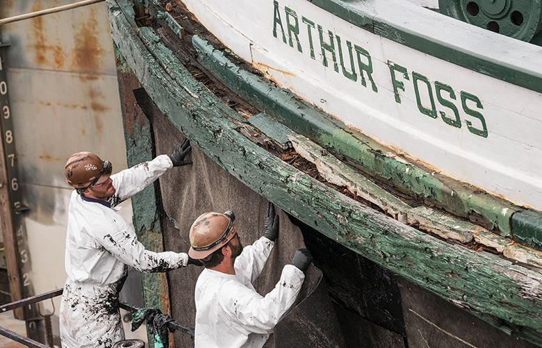 Historic tugboat dry-docked in Seattle to prepare for full hull ...