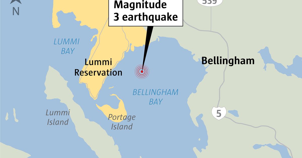 2 minor earthquakes reported overnight near Bellingham, Bremerton | The ...