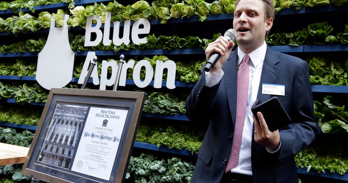 Blue Apron delivers flat first day on stock market | The Seattle Times