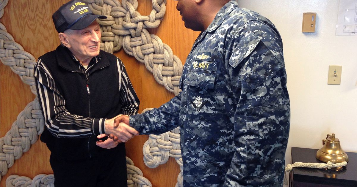 96-year-old vet gets his wish of visiting US Navy station | The Seattle ...