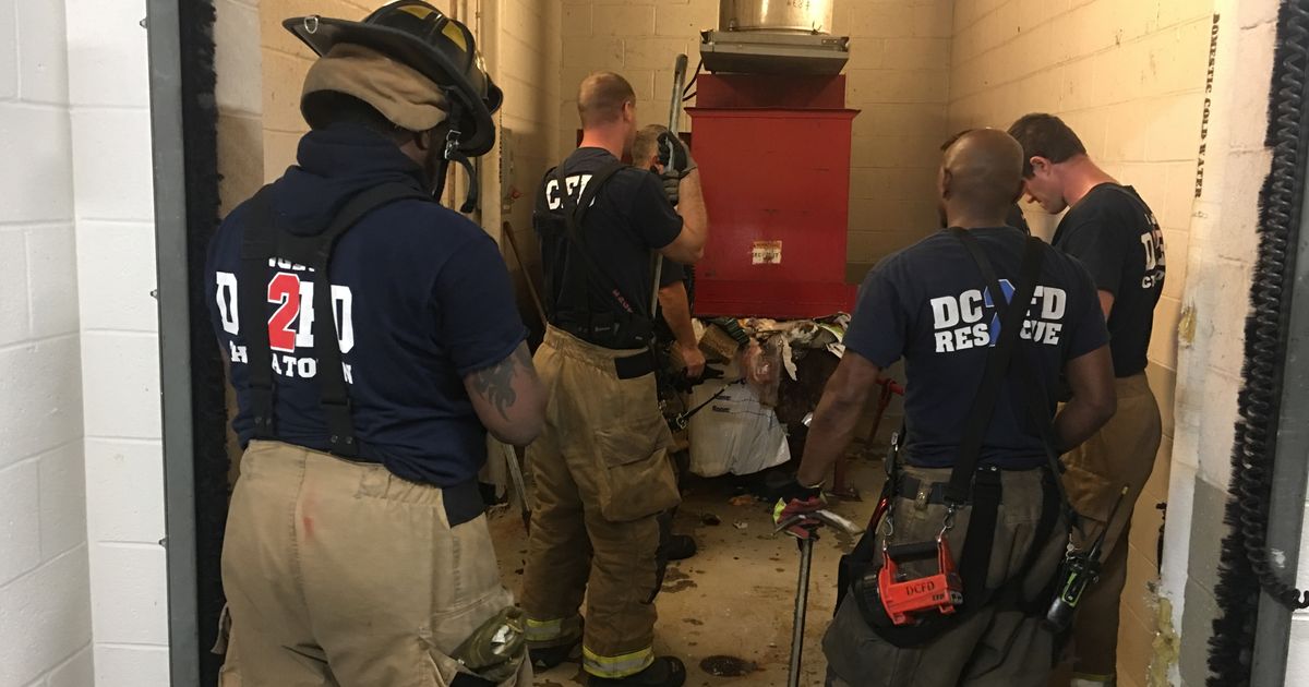 That stinks! Man seeking dropped phone falls in trash chute | The ...
