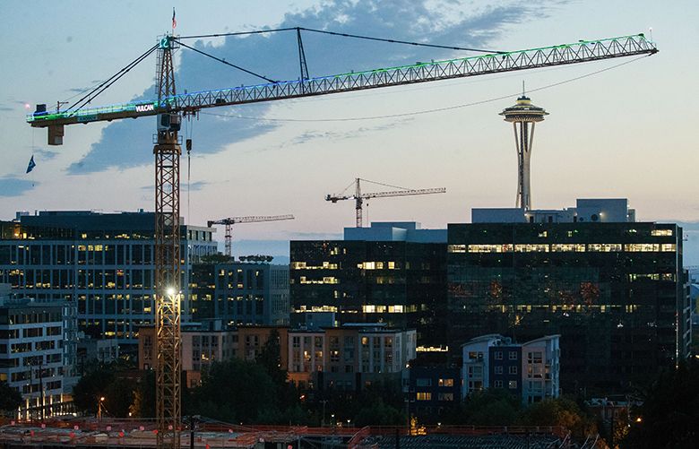 Downtown Seattle’s construction boom surges to new record, with no end ...