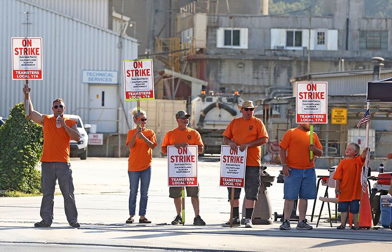 Strike by concrete drivers threatens Seattle construction projects ...