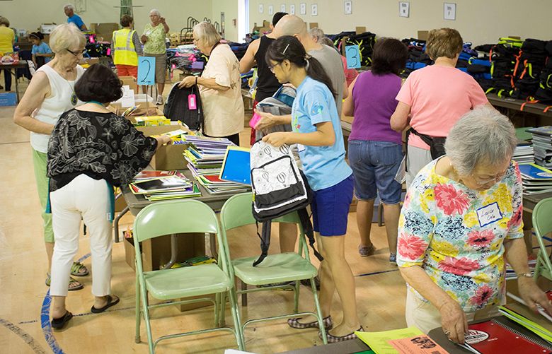 Help community fill backpacks | The Seattle Times