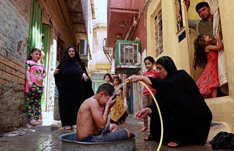 Iraqi weather service warns of brutal heat wave, with 124 degrees ahead ...