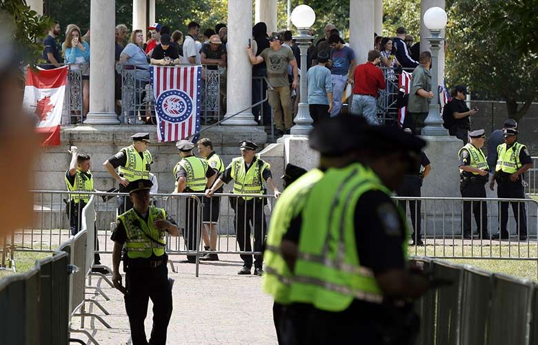 33 arrested during Boston rally protest heading to court | The Seattle ...