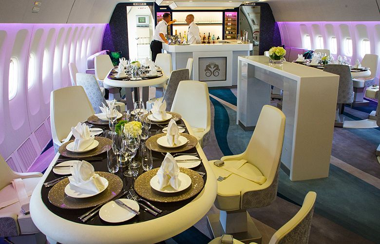 Plenty of legroom on 777 tailored for the world’s richest | The Seattle ...