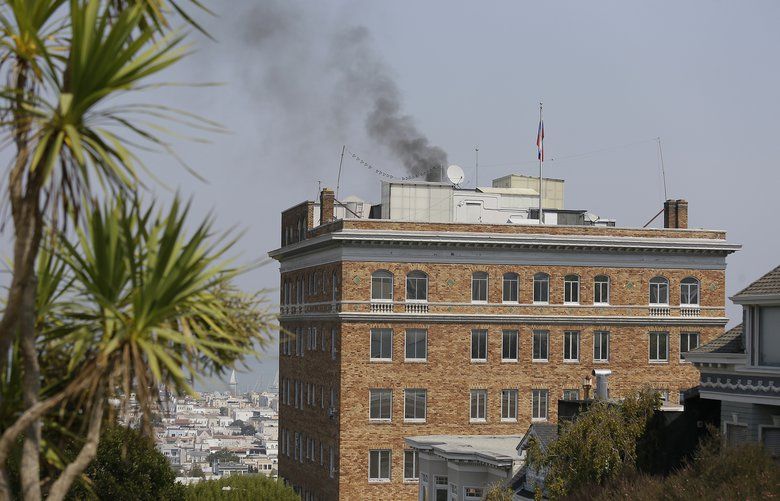 Workers clear out of Russian consulate in San Francisco | The Seattle Times