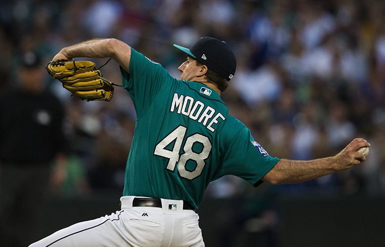 Mariners push back Mike Leake’s start to Friday; Andrew Moore starts ...