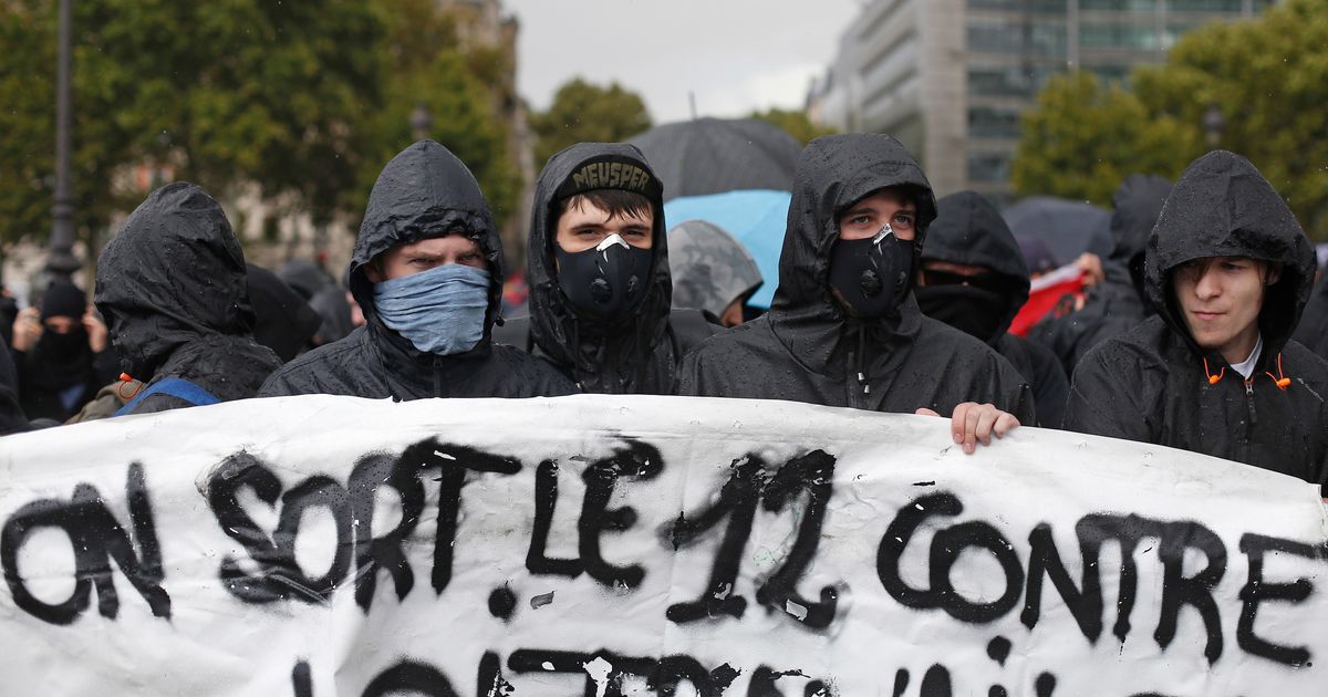 Protests over French labor overhaul grip Paris, other cities | The ...