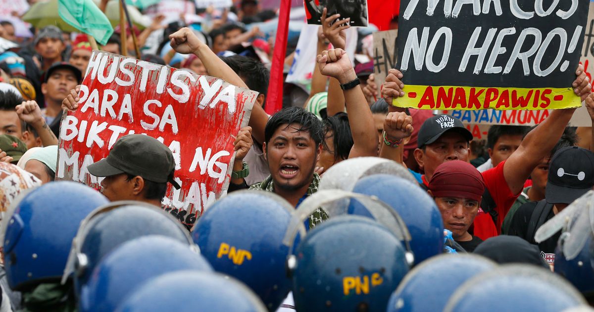 Protests hound late Filipino dictator’s birthday celebration | The ... Protests hound late Filipino dictator’s birthday celebration | The ...