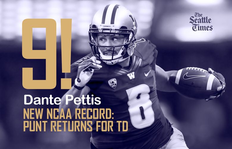 Watch: Dante Pettis sets all-time NCAA punt-return TD record in Huskies ...