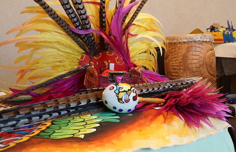 ‘I hear the drum and I want to dance’: Aztec dancers perform at Día de ...