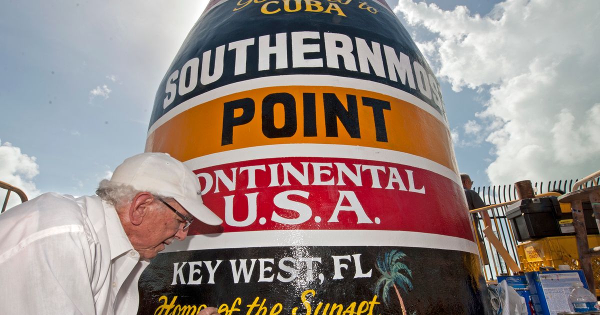 Key West marker restored after Hurricane Irma | The Seattle Times