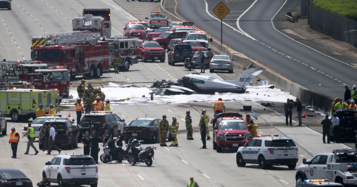 ‘Miracle on 405’: Freeway plane crash survivors tell story | The ...