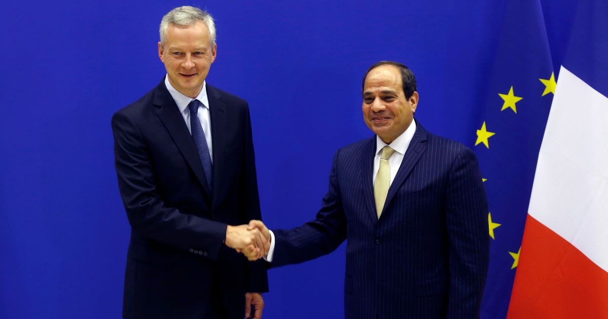 Egyptian president meets with French business leaders | The Seattle Times