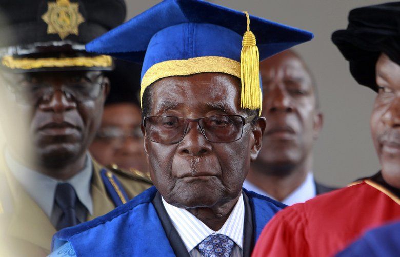 Mugabe emerges from house arrest amid pressure to exit | The Seattle Times