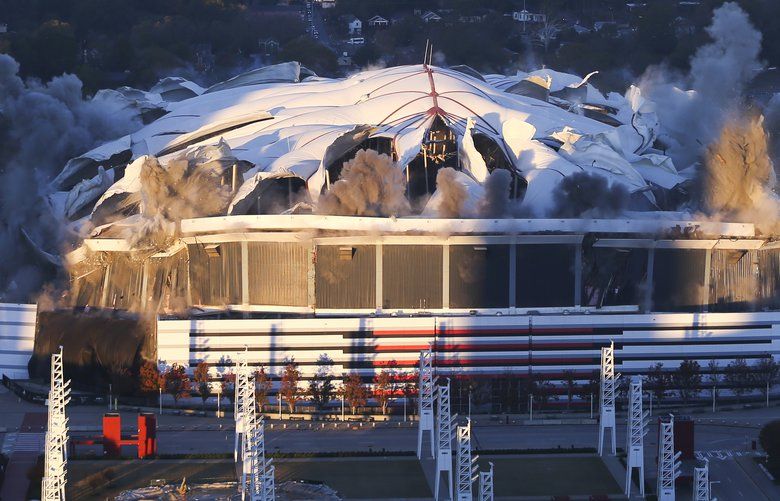 3-2-1, BAM! Georgia Dome imploded in Atlanta | The Seattle Times