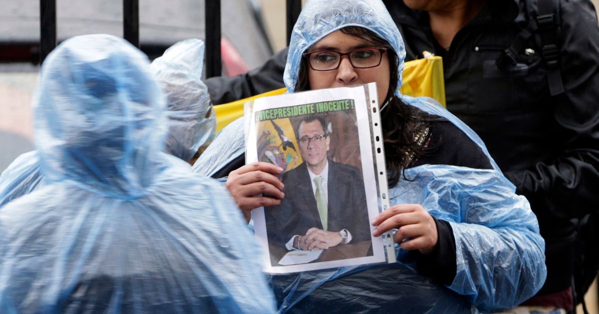 Ecuador VP to face trial in Odebrecht corruption case | The Seattle Times