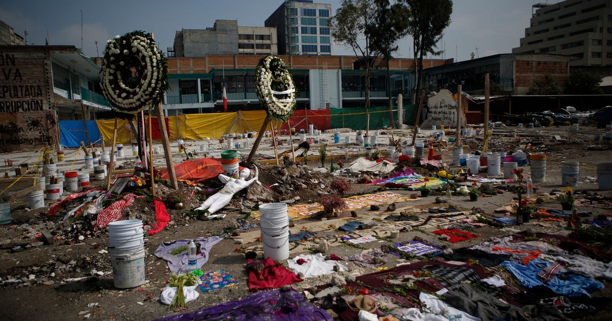 Mexico City plans quake memorial at collapsed building site | The ...