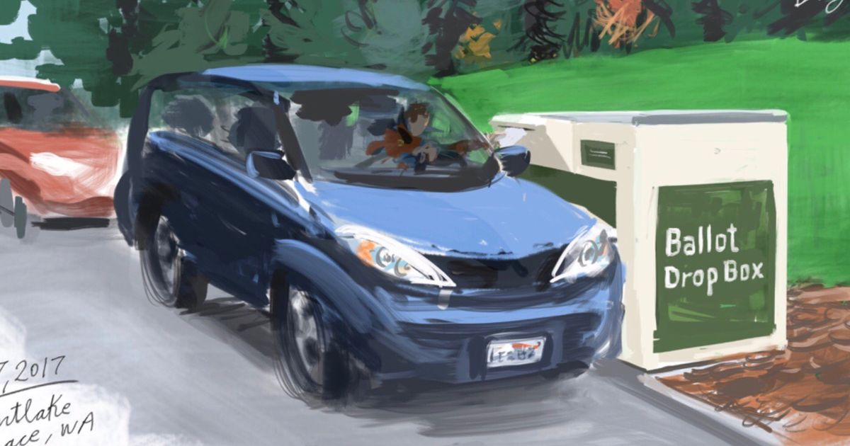 Drive-thru democracy at work | The Seattle Times