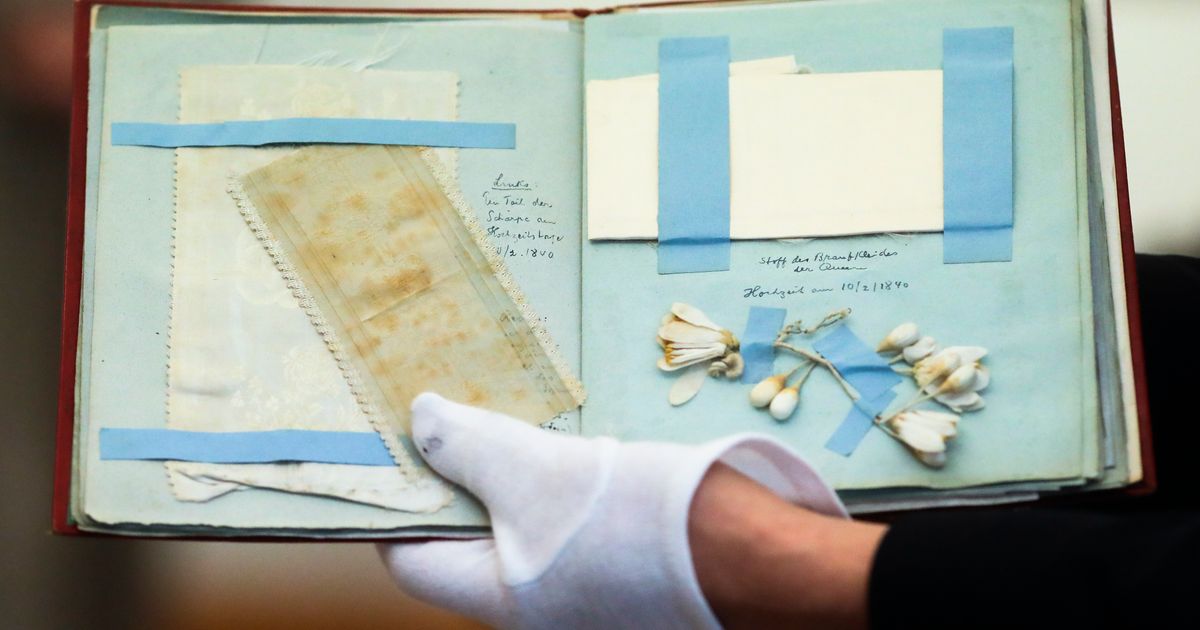 Scrapbook of Queen Victoria memorabilia on sale in Berlin | The Seattle ...