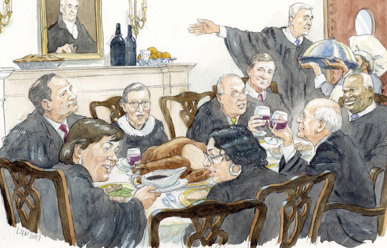 New Supreme Court cookbook dishes up history, recipes | The Seattle Times