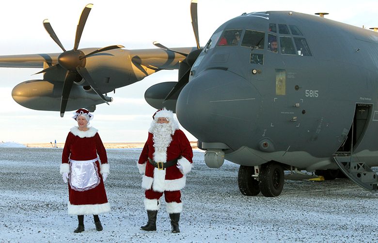 Santa gets a lift from the Alaska National Guard | The Seattle Times