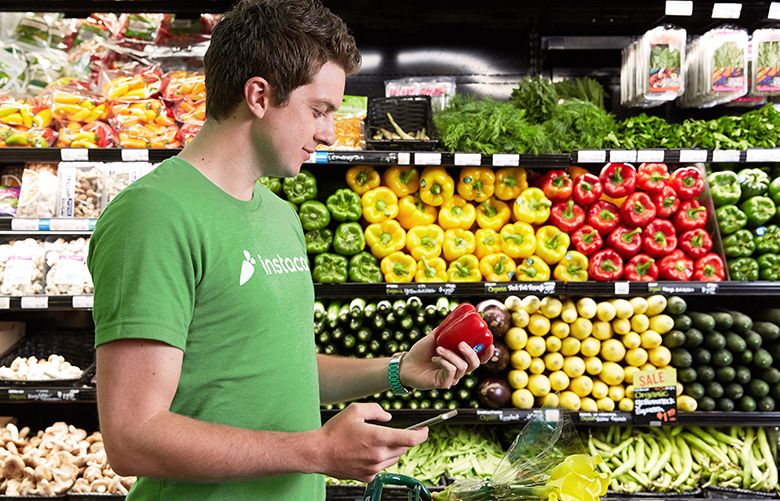 Instacart adds QFC to its delivery basket as competition with Amazon ...