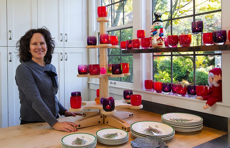 The founder of glassybaby brightens her home for the holidays with ...