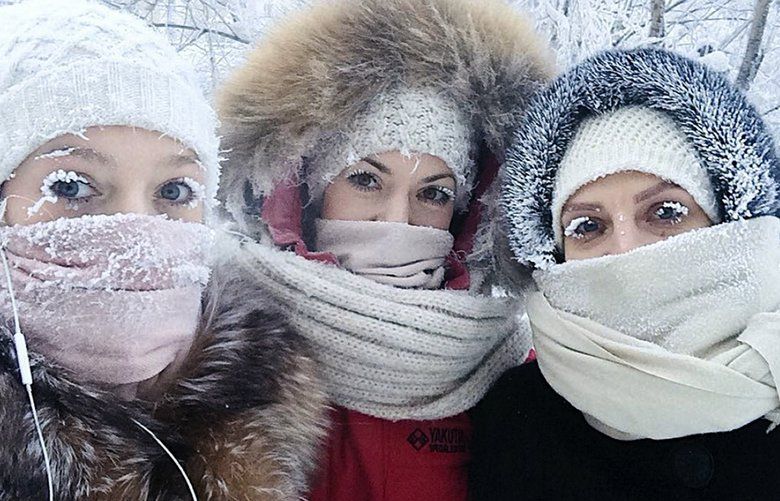 Even the eyelashes freeze: Russia sees minus 88.6 degrees F | The ...