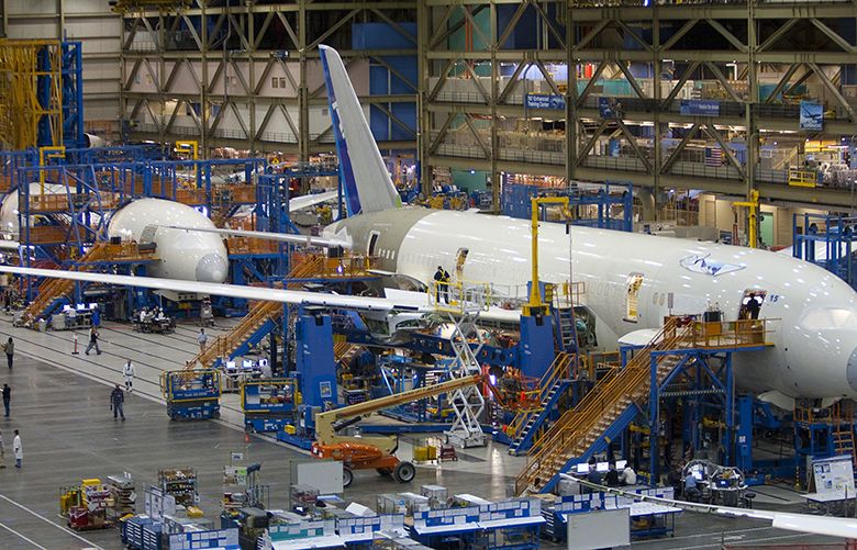 Boeing tops Airbus in 2017 with jet-production record | The Seattle Times