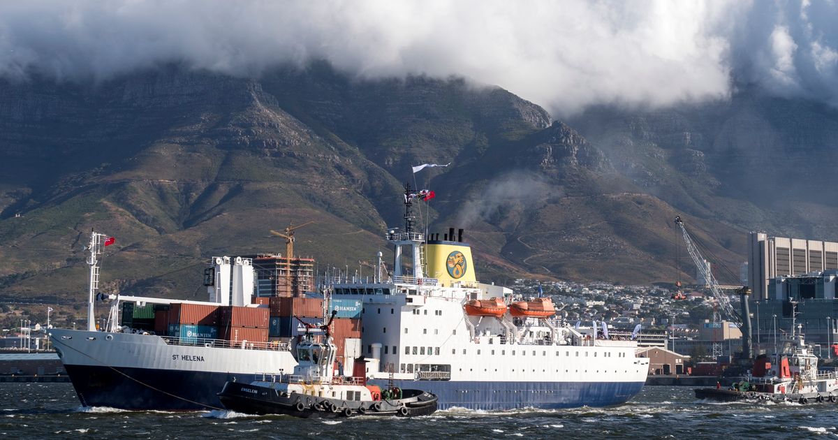 British ship heads for St. Helena island on final voyage | The Seattle ...