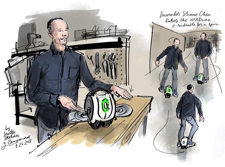 NW inventor Shane Chen hopes his newest self-balancing scooter will ...