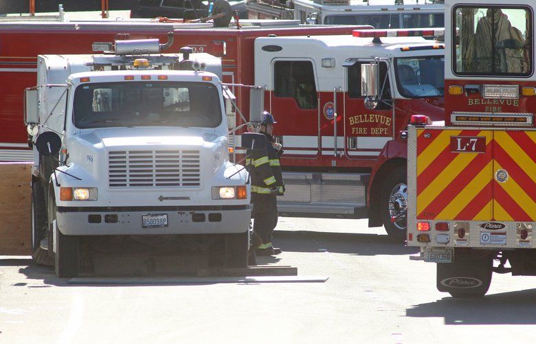 Street sweeper hits, kills pedestrian near Bellevue construction site ...