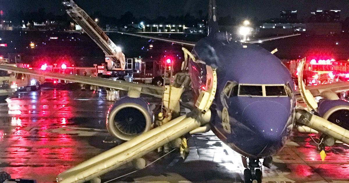 Passengers describe fear during California plane evacuation | The ...