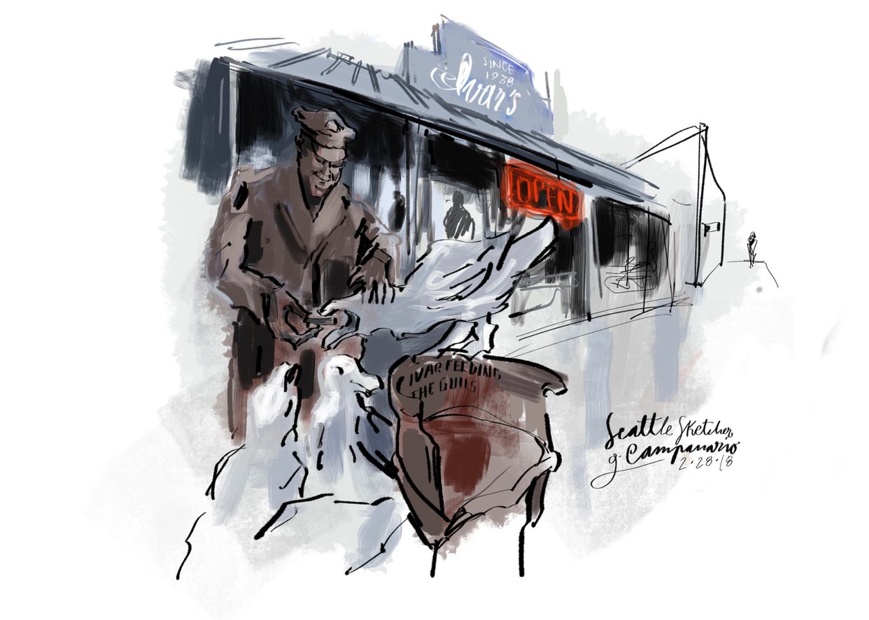 Ivar Haglund was a man of the people — and of the seagulls — in Seattle ...