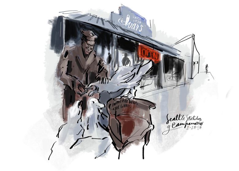 Ivar Haglund was a man of the people — and of the seagulls — in Seattle ...